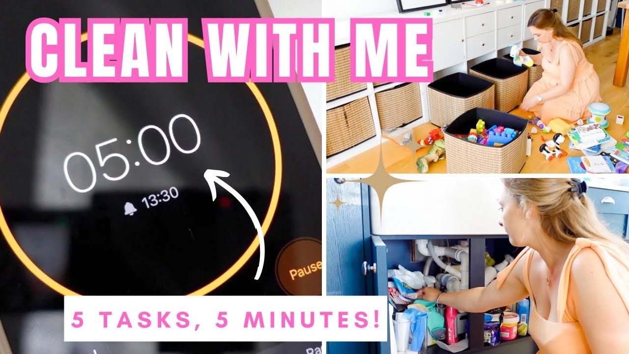 5 x 5 SPEED CLEANING METHOD | CLEAN WITH ME | CLEANING HACK! | ELLIS ...