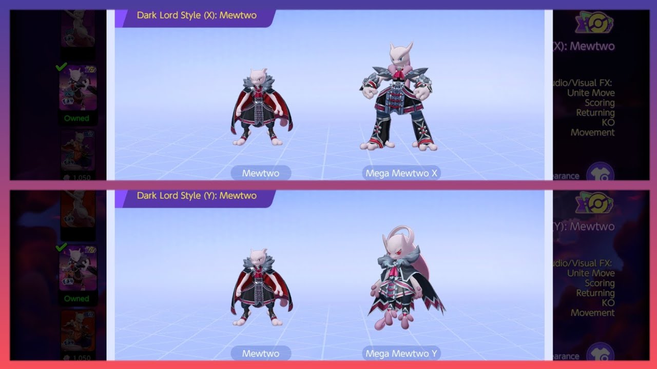 Dark Lord Style Mewtwo Snowball Battle in Shivre City. Pokemon Unite ...