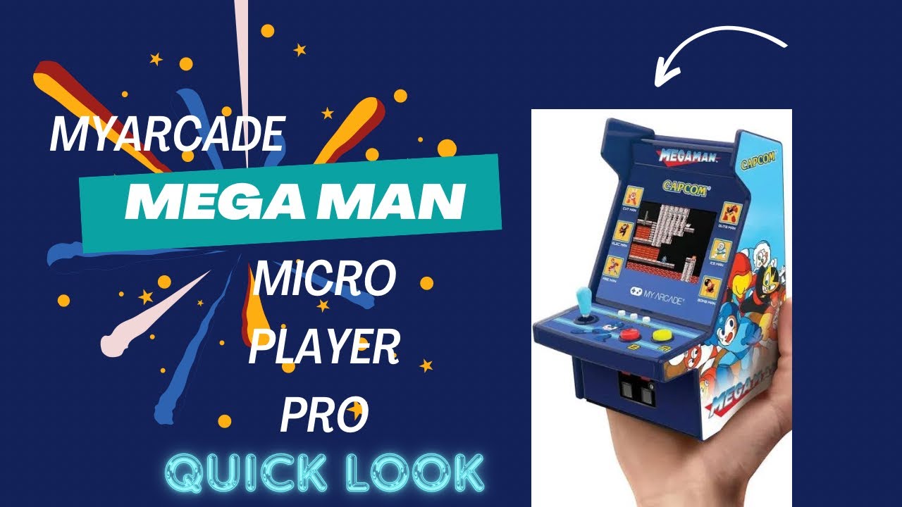 Quick Look - MyArcade Mega Man Micro Player Pro. Plays all 6 Mega Man ...