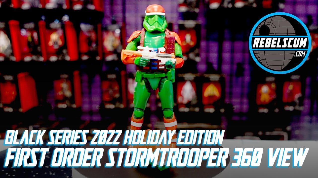 Star Wars Black Series First Order Stormtrooper 2022 Holiday Edition ...