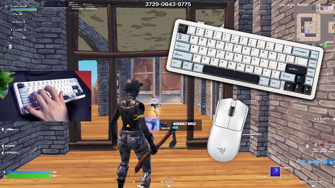 Unboxing AULA F65 Keyboard + Fortnite Keyboard Sounds Gameplay - YouTube