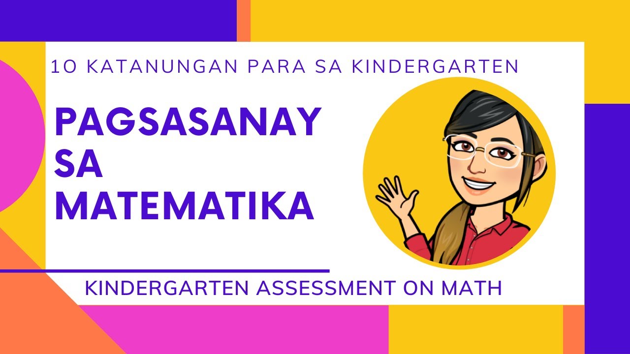 PAGSASANAY SA MATEMATIKA KINDERGARTEN - YouTube