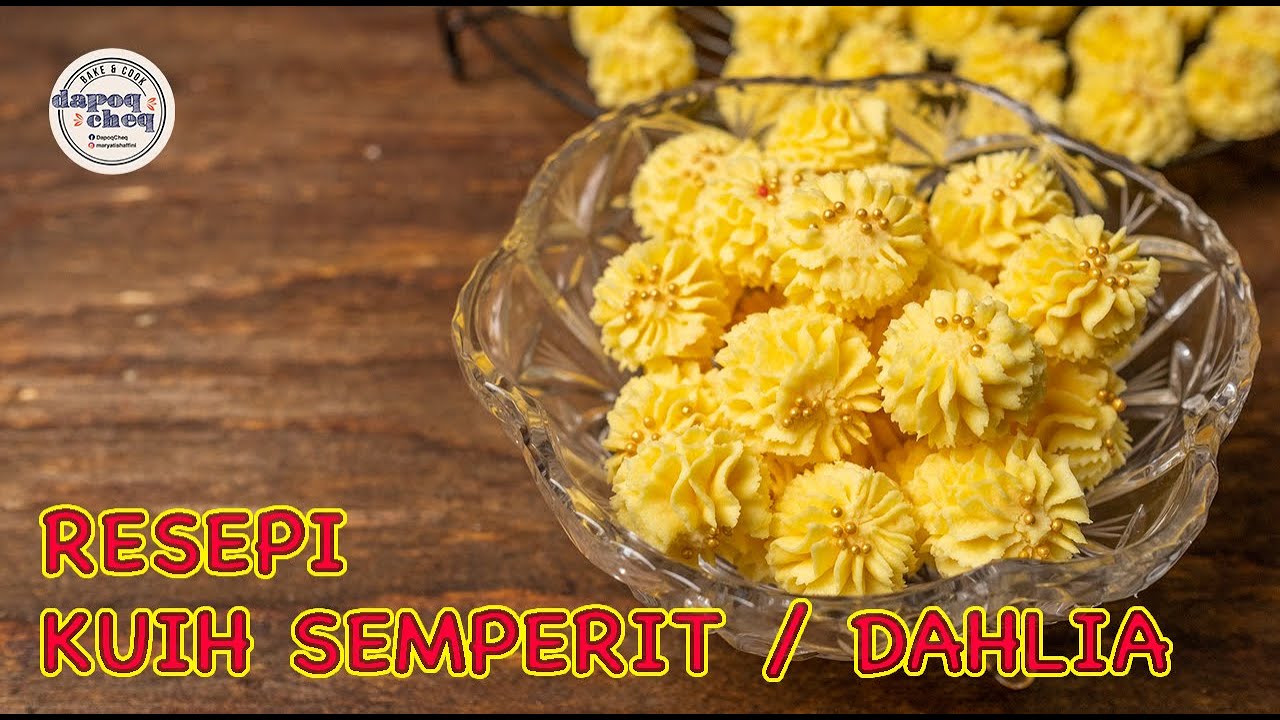 RESEPI KUIH SEMPERIT/ BISKUT DAHLIA | KONGSI RESEPI | KUIH RAYA - YouTube