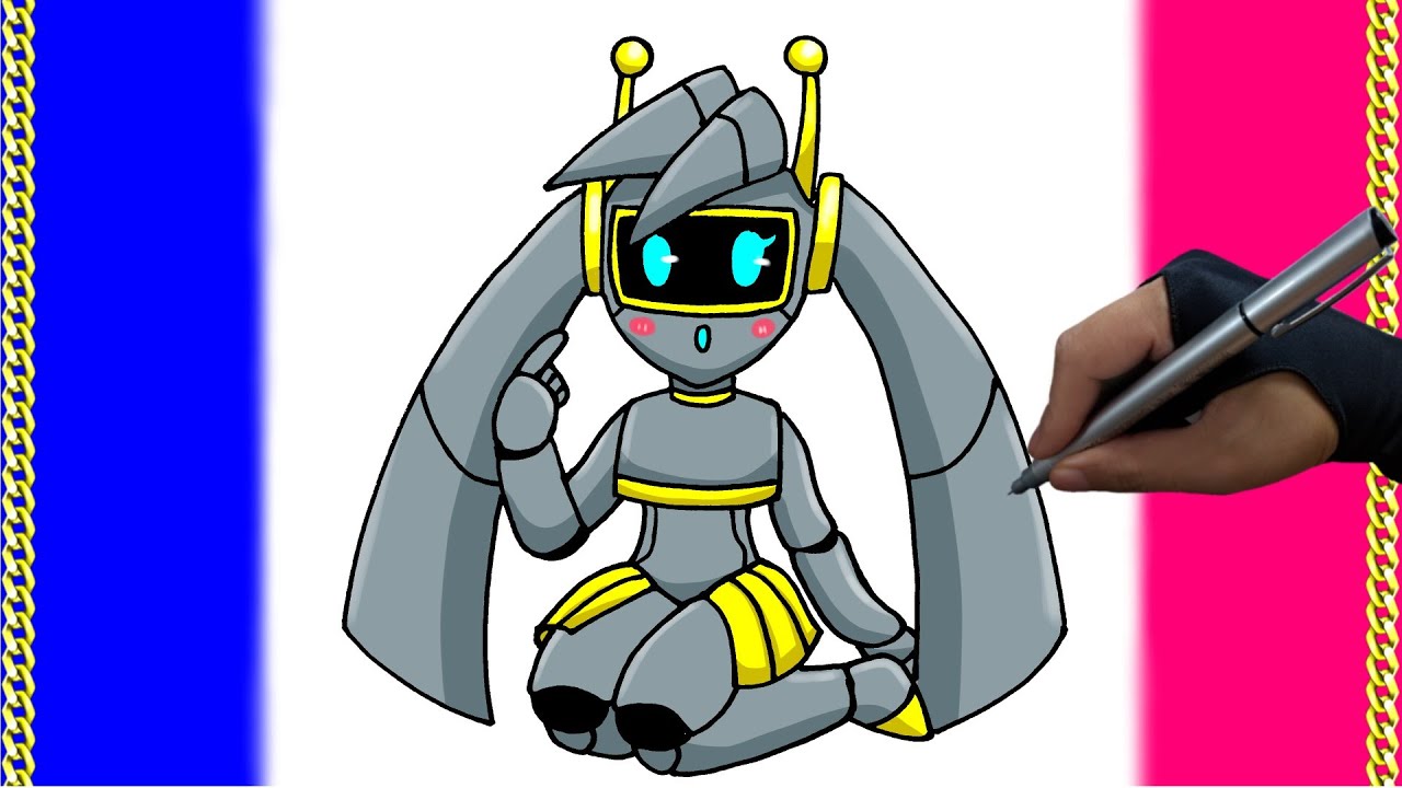 How To Draw Fun Bot Girl - YouTube