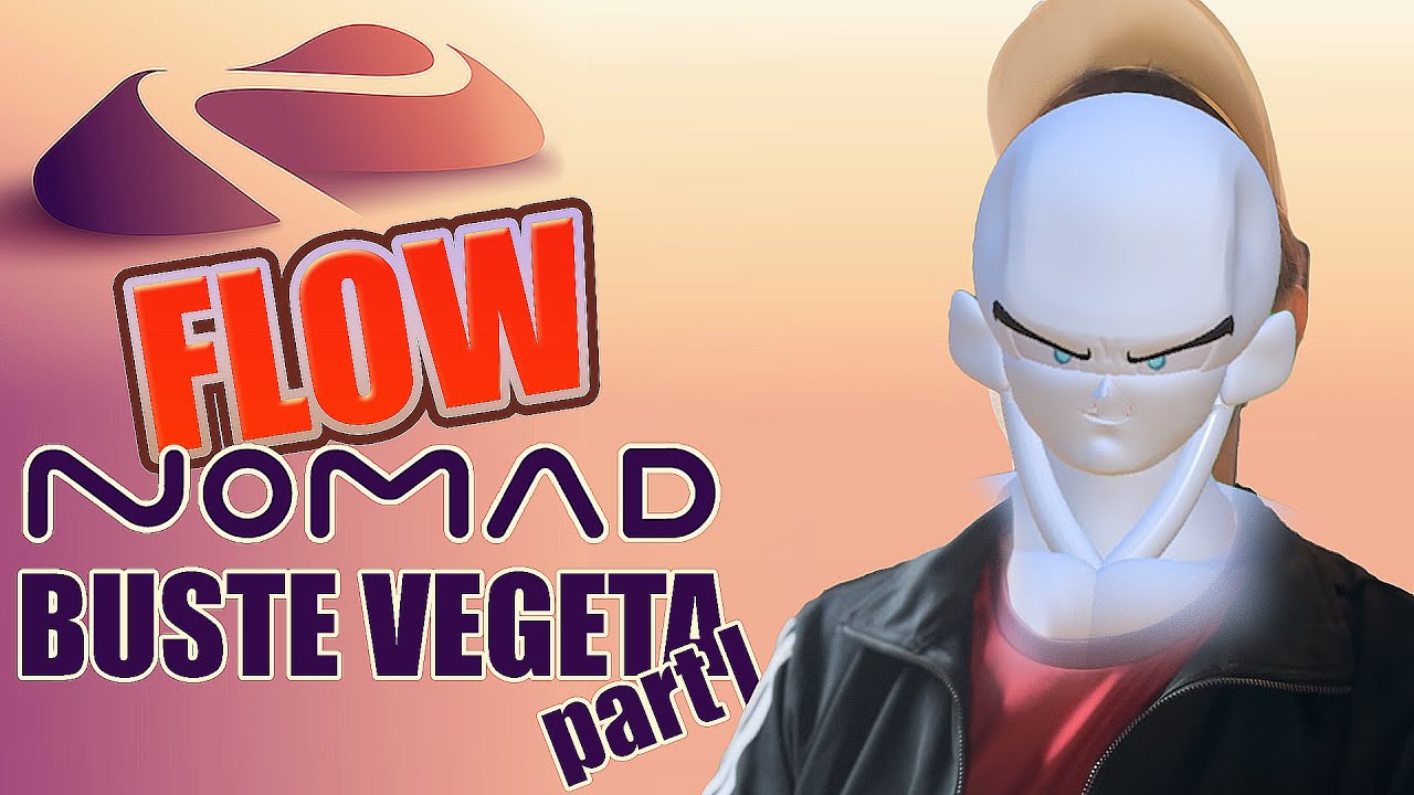 NOMAD FLOW - CREATION D'UN BUSTE - VEGETA #part1 - YouTube