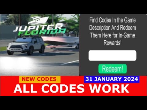 *ALL CODES WORK* [UPDATE!] Jupiter, Florida BETA ROBLOX | NEW CODES ...
