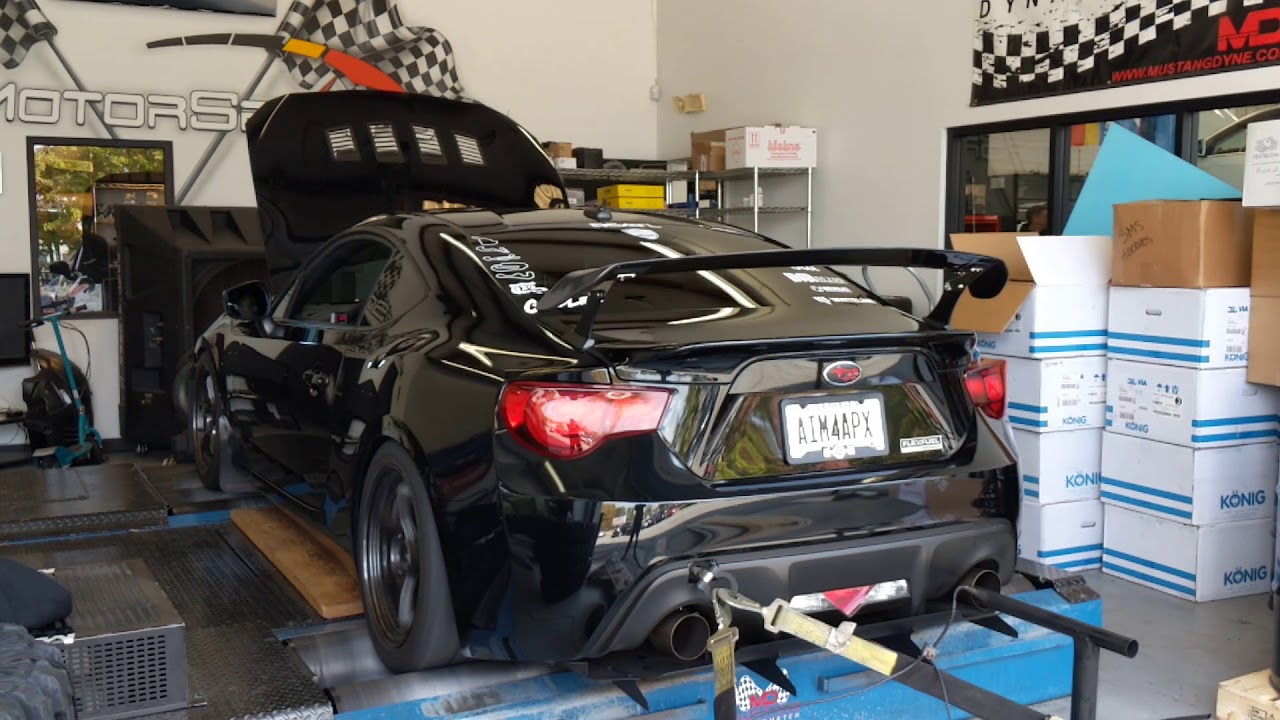 JDL Turbo Subaru BRZ baseline dyno - YouTube