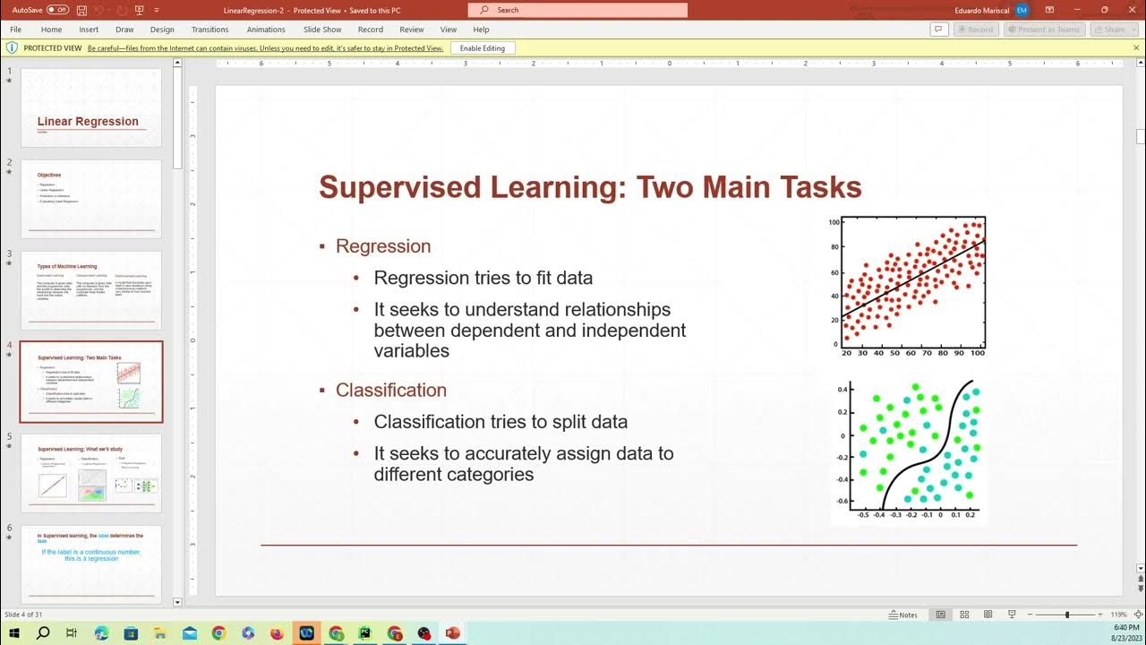 02 CS139 Linear Regression Lecture - YouTube