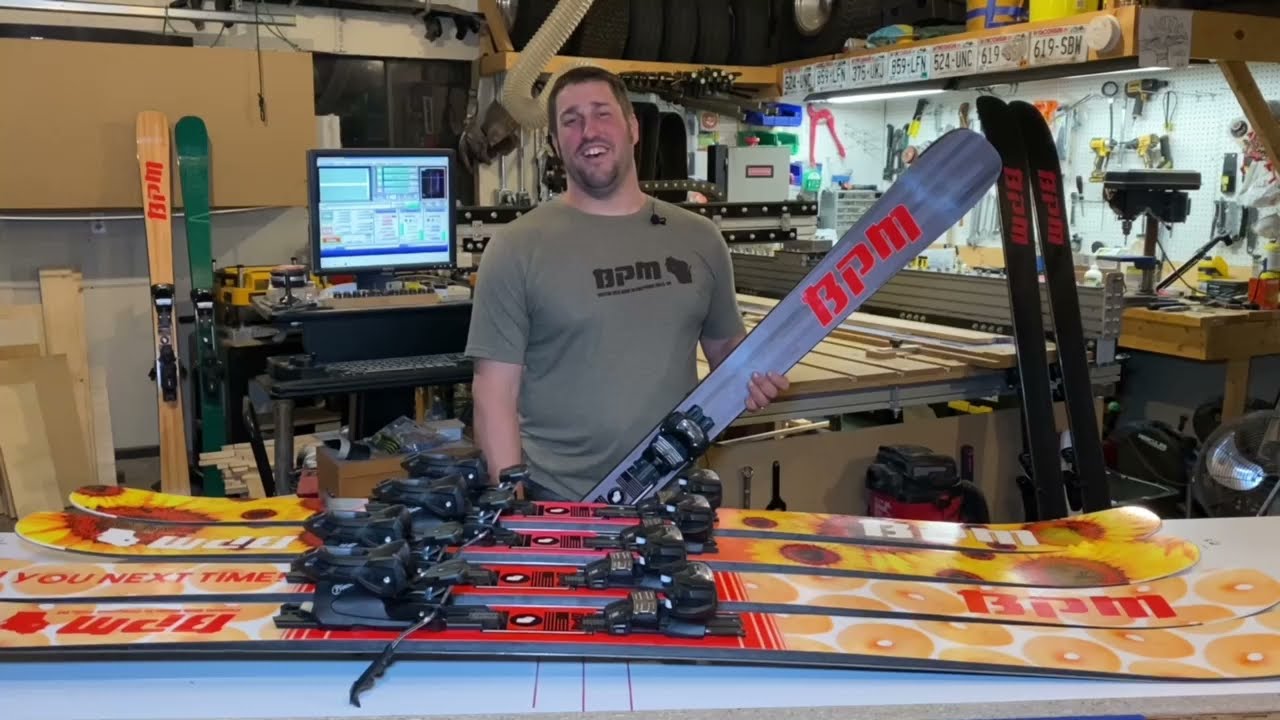 BPM Custom Downhill Skis - How we Make our Skis! - YouTube
