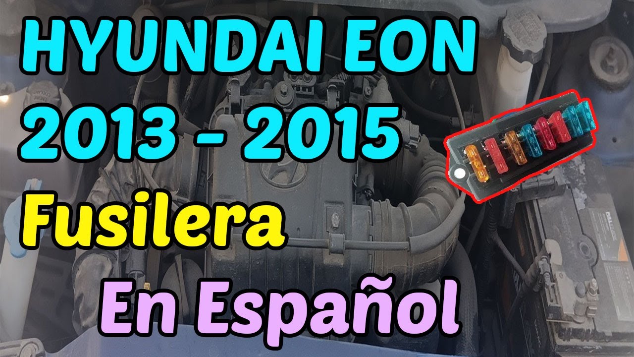 DIAGRAMA de FUSIBLES Hyundai Eon 2013 - 2015 [ En Español ] - YouTube