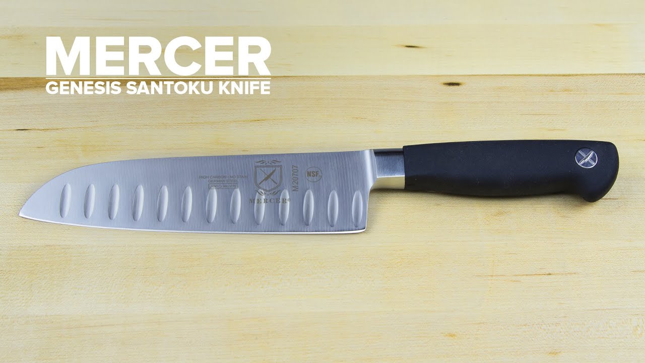 Mercer Genesis Santoku Knife - YouTube