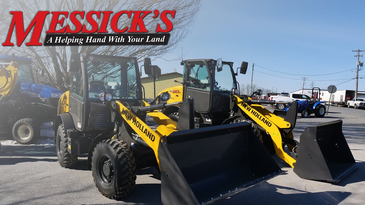 New Holland W50 and W80 Wheel Loaders - Walk Around and Demo - YouTube