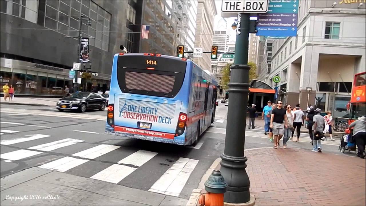 Various Buses/Trains in Philadelphia 9-17-2016 - YouTube
