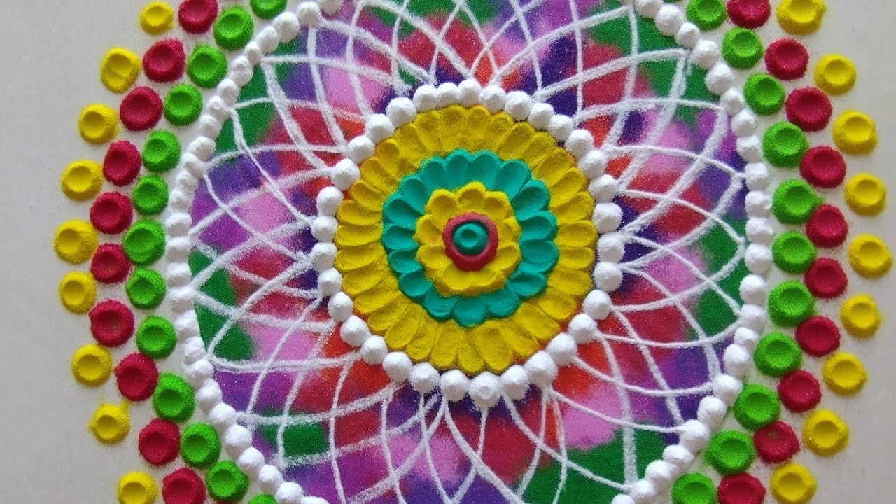 Diwali special rangoli design/ diwali rangoli designs/dhanteras special ...