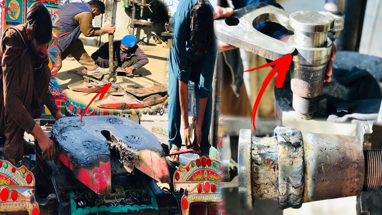 Fifth Wheel Lock Pin Size || Rebuilding Trailer Fifth Wheel King Pin ...