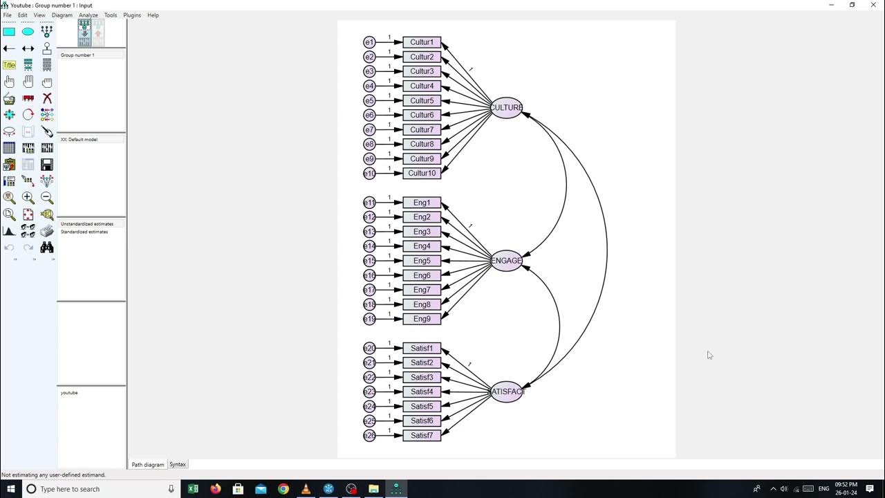 CB SEM SMARTPLS4 & IBM AMOS, Structural Model and mediation analysis - YouTube