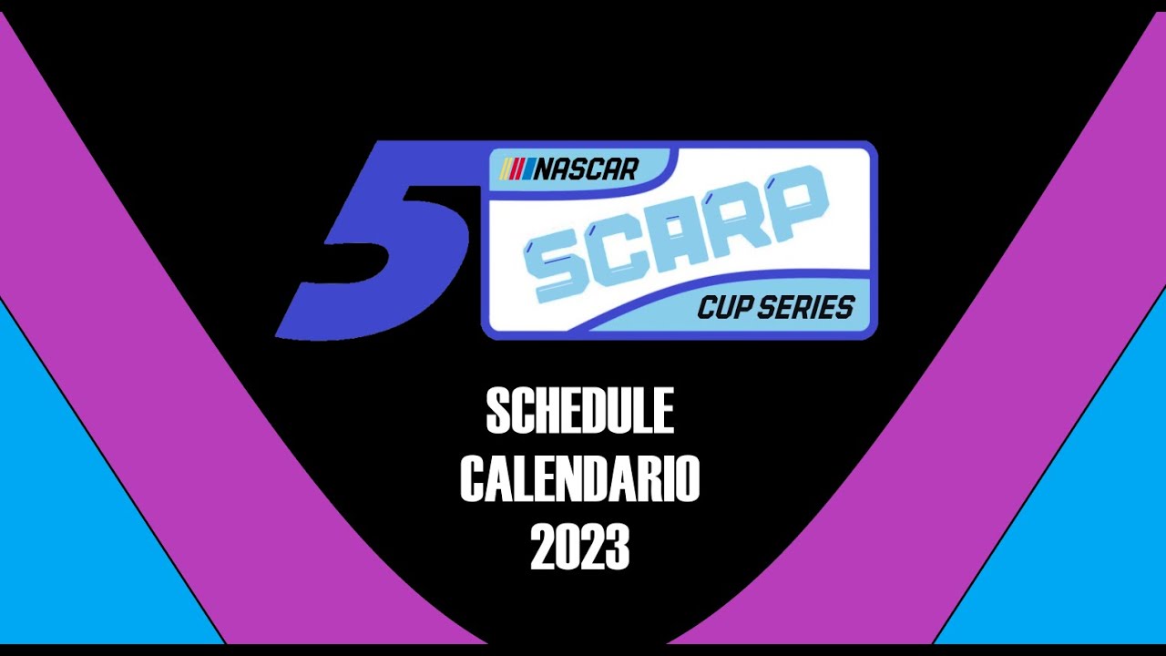 Nascar SCARP cup series schedule 2023 - YouTube