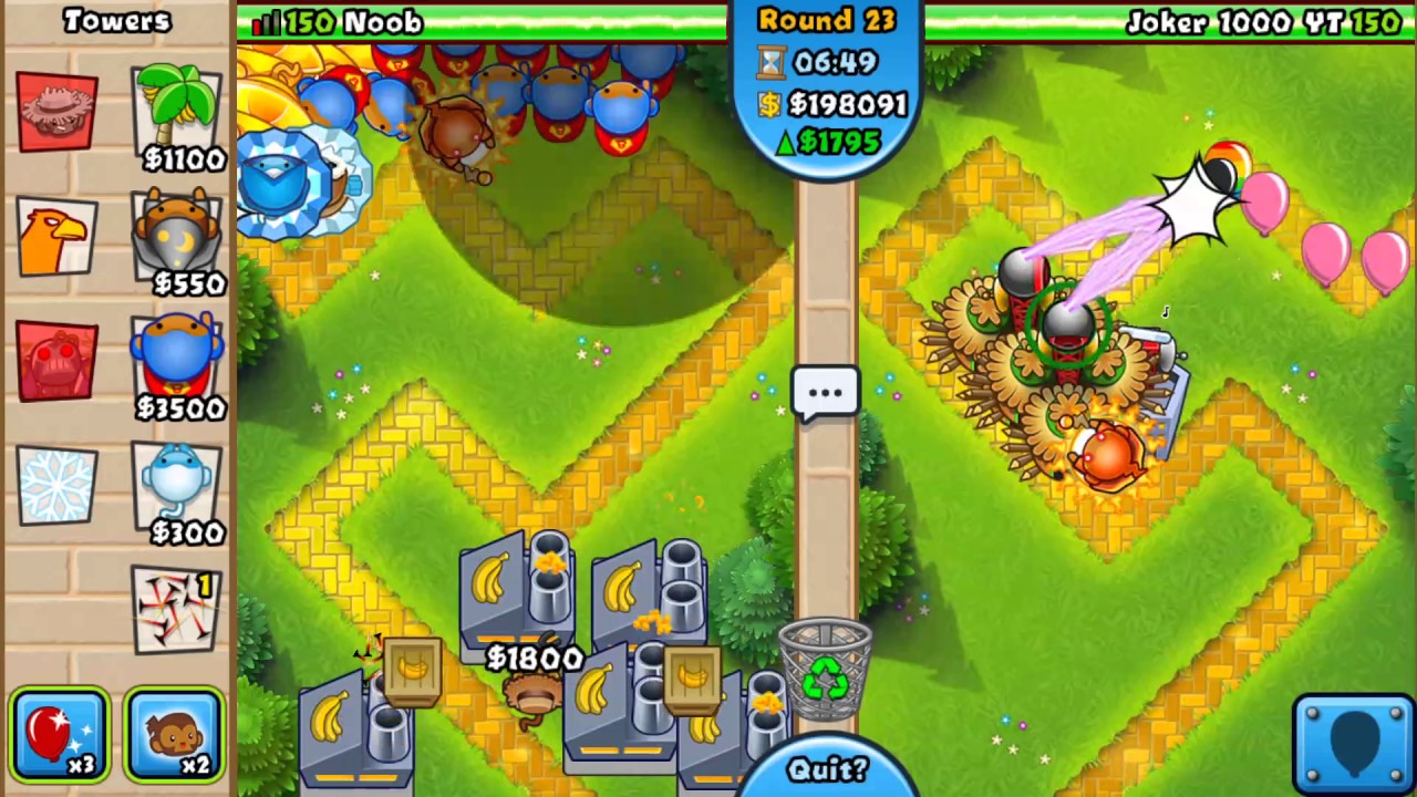 ME PLAYING || BLOONS TD BATTLES - YouTube