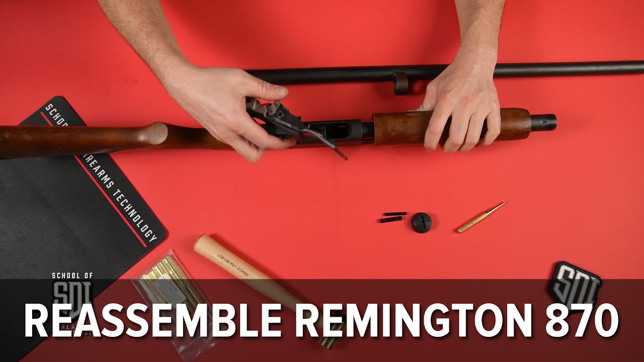 Reassembling a Remington 870 - YouTube
