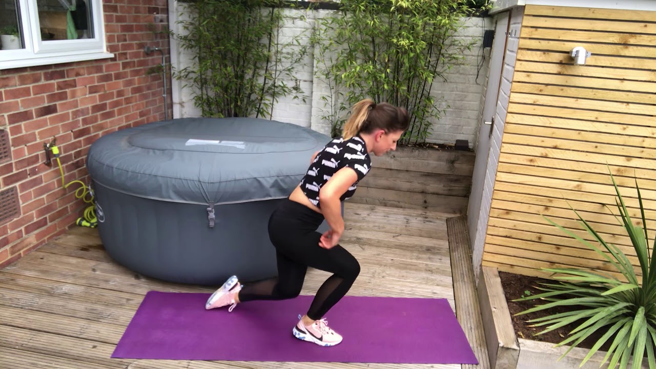 10 Minute Low Impact / Beginners Core & Leg HIIT Workout at Home - YouTube
