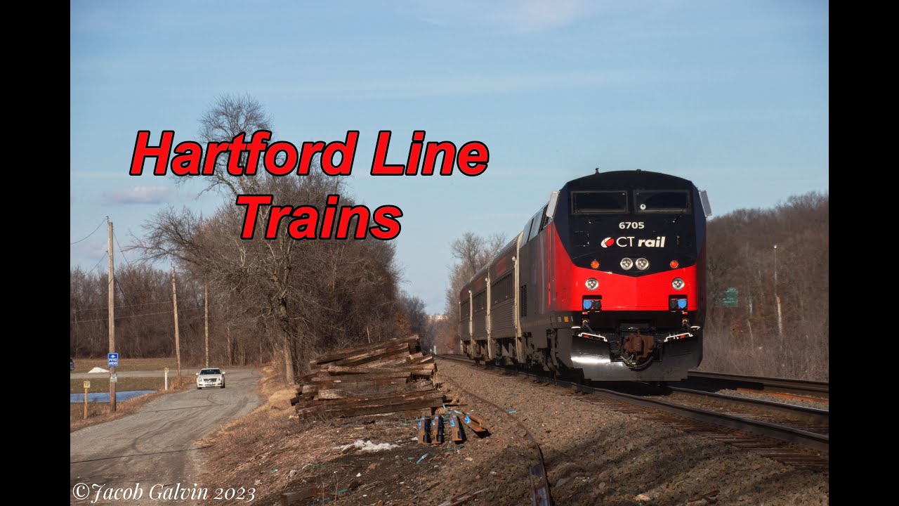 Passenger Trains on the Hartford Line! - YouTube