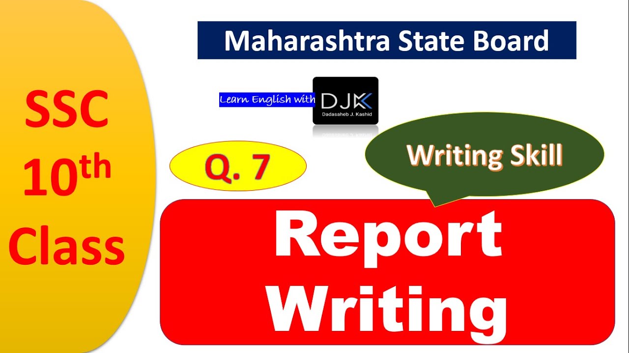 News Report Writing / Q. No. 7 report writing / 10th class writing skill Maharashtra state Board - YouTube news-report-writing-q-no-7-report-writing-10th-class-writing-skill-maharashtra-state-board-youtube