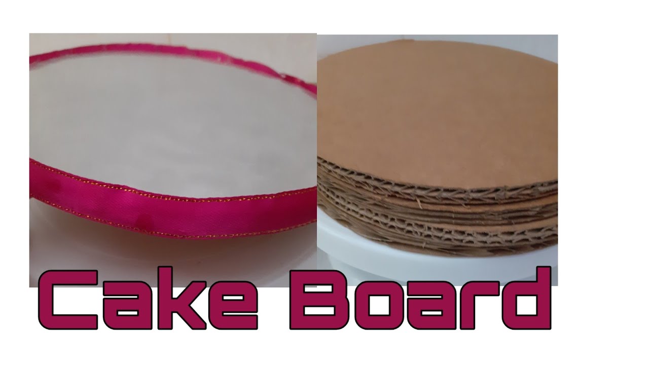 JINSI YA KUANDAA SAHANI YA KEKI/HOW TO MAKE CAKE BOARD - YouTube