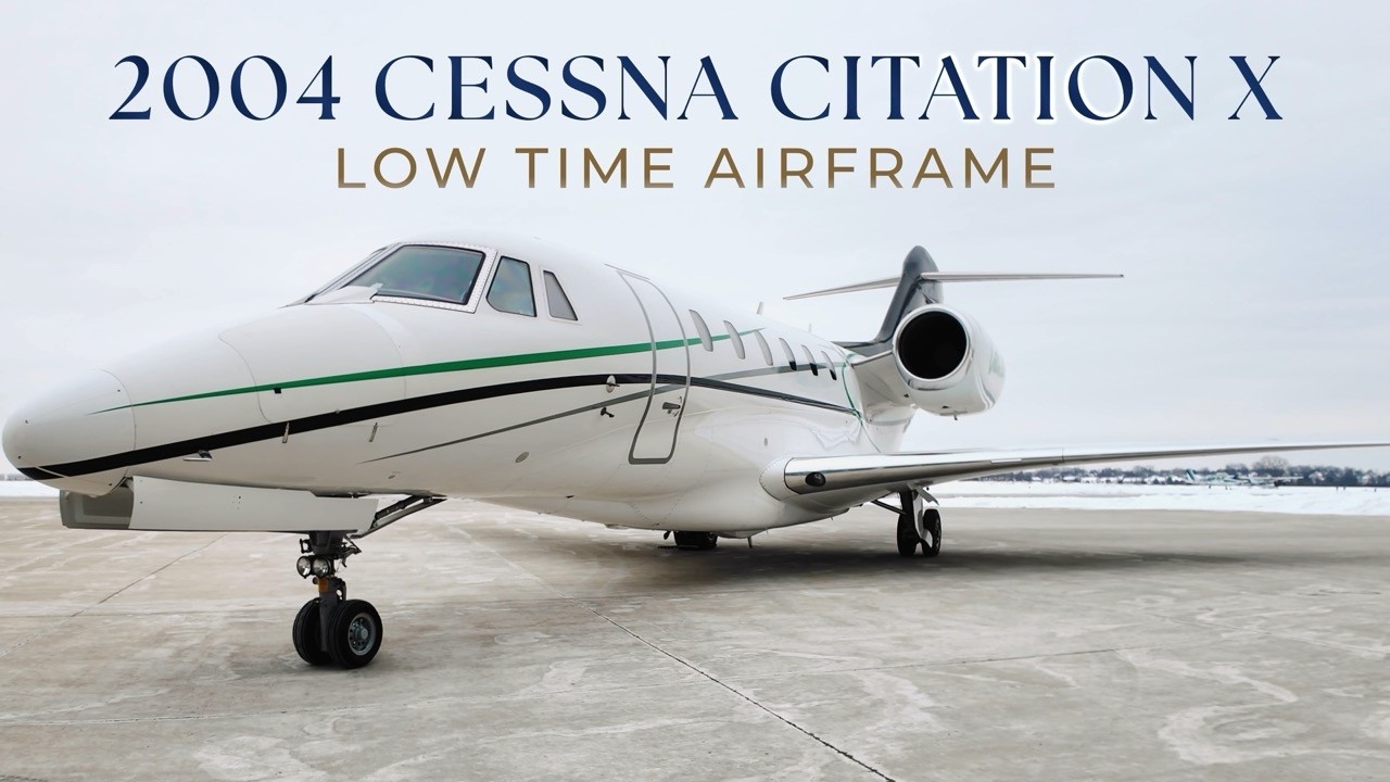2004 Cessna Citation X For Sale | Low Time, Engine Program & 2023 ...