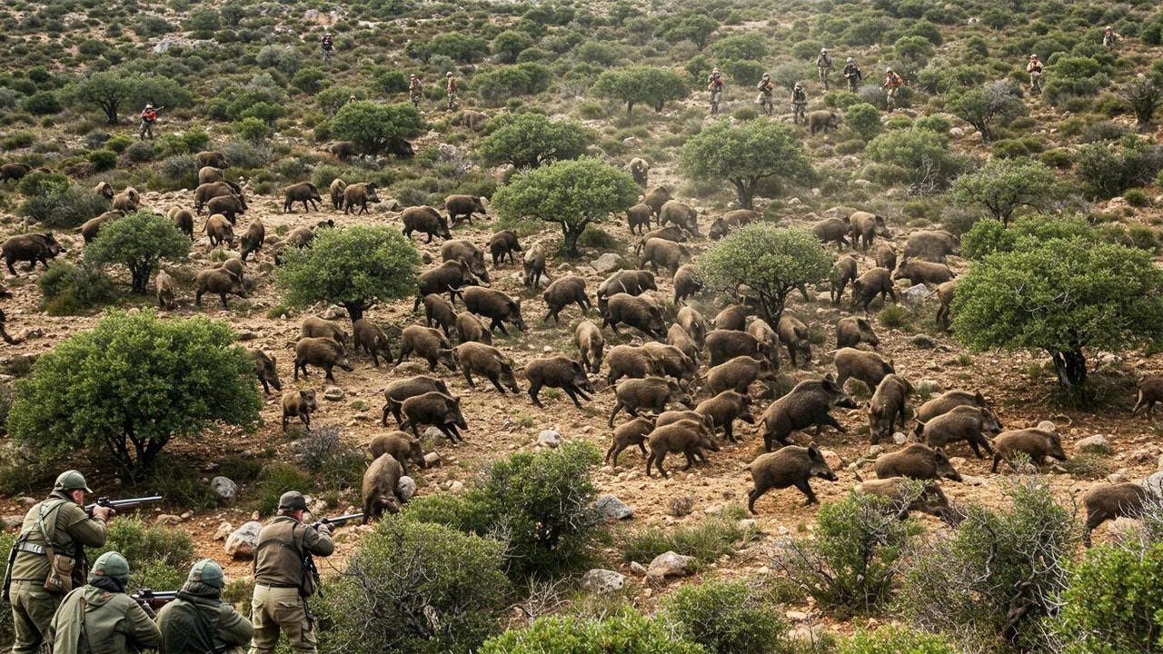 Massive Wild Boar Chase - Farmers Face Unprecedented Number of Wild ...
