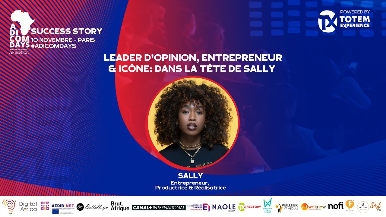 #SALLY : LEADER D’OPINION, ENTREPRENEUR & ICÔNE EN 5 ANS: DANS LA TÊTE DE @SallyStudios - YouTube