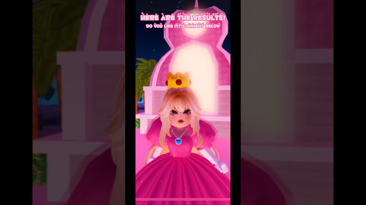 Making Princess Peach in Royale High! #roblox - YouTube