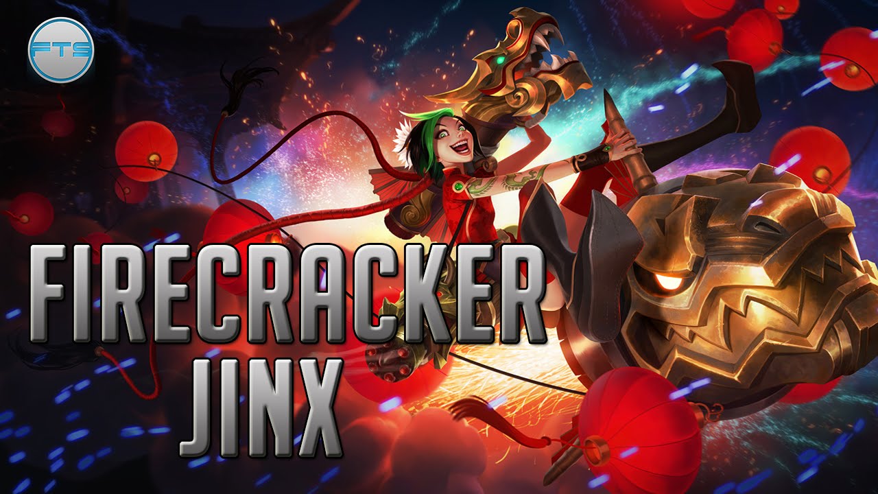 League of Legends - Firecracker Jinx - Skin Spotlight PBE - YouTube