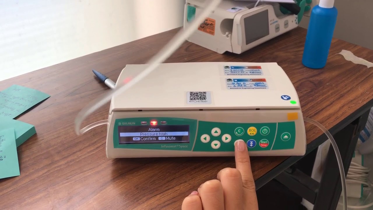 Alarm และการแก้ไข Alarm ของเครื่อง Infusion Pump - YouTube