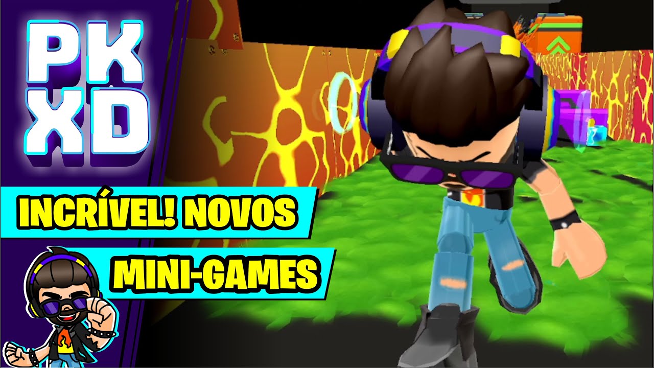 PK XD | INCRÍVEL! NOVOS MINI GAMES no PK XD BUILDER - YouTube
