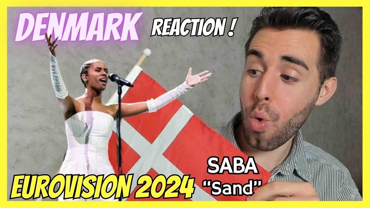 SPANISH REACTS 🇩🇰 SABA "SAND" | DENMARK EUROVISION 2024 | Live Reaction ...