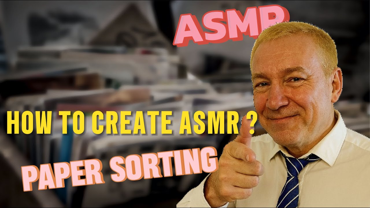 How tu create ASMR Paper Sorting ? #asmrsoothingpapers #asmr - YouTube