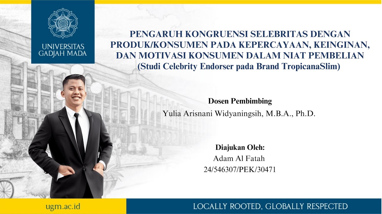 Presentasi Tesis MM FEB UGM | Adam Al Fatah | RMBA 56 Marketing - YouTube