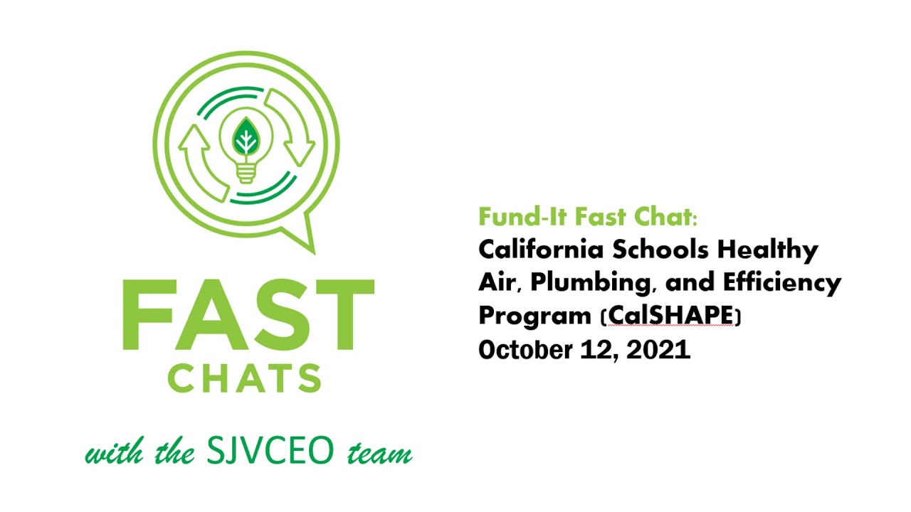 #41 Fund-It Fast Chat: CalSHAPE - YouTube