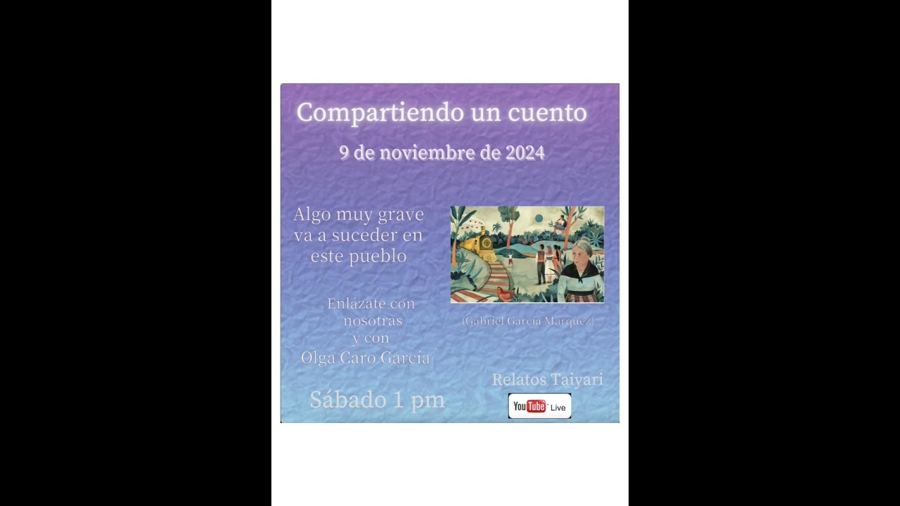 Compartiendo un Cuento con Olga Caro García. - YouTube