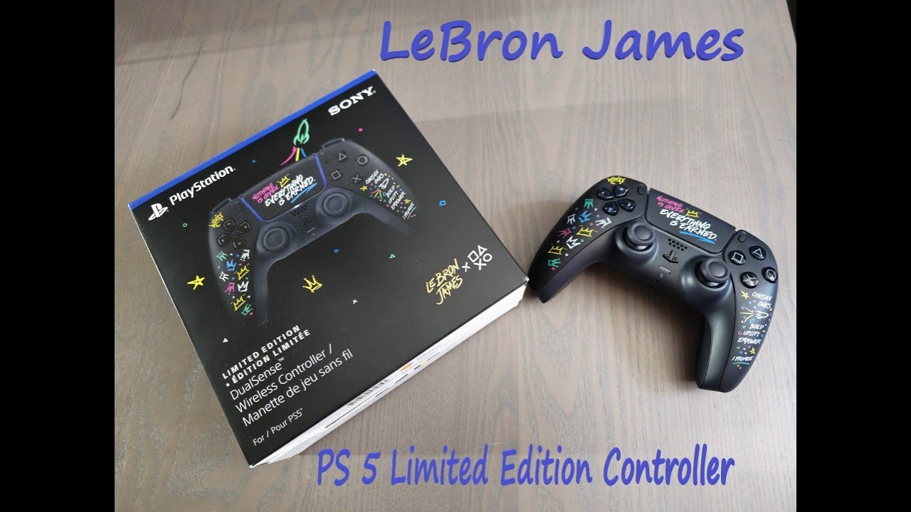 LeBron James limited edition controller unboxing (déballage) - YouTube