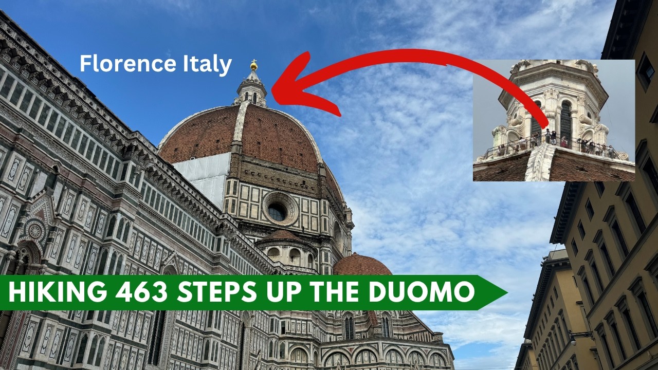 Hiking 463 Steps up the Duomo in Florence Italy - YouTube