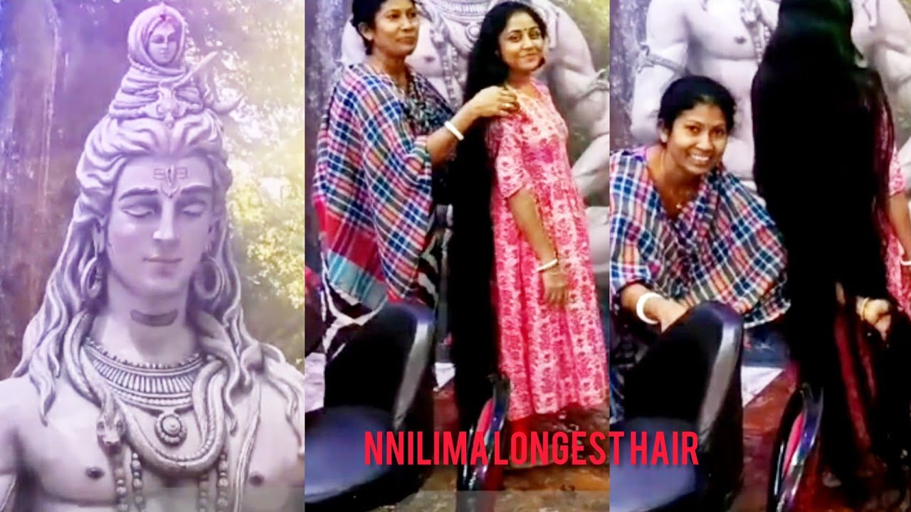 Mahadev with my long hair bun opening by misti kakima ...