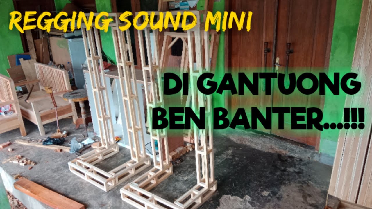 Simpel,,!Cara Membuat Rigging Sound Mini Dari Kayu_Kuat dan Cepat - YouTube