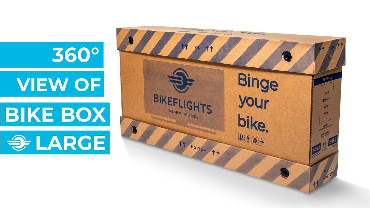 The Latest Bikeflights Bike Box Large 360-Degree View - YouTube