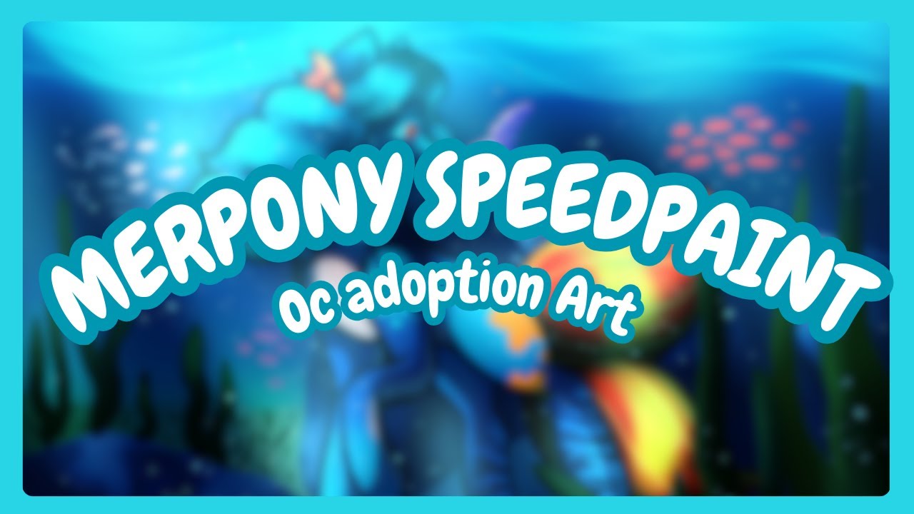 SPEEDPAINT | Pony Adopt! - YouTube