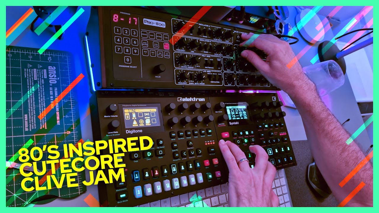 I made an 80s inspired cutecore track called Clive 😂 - Syntakt ...