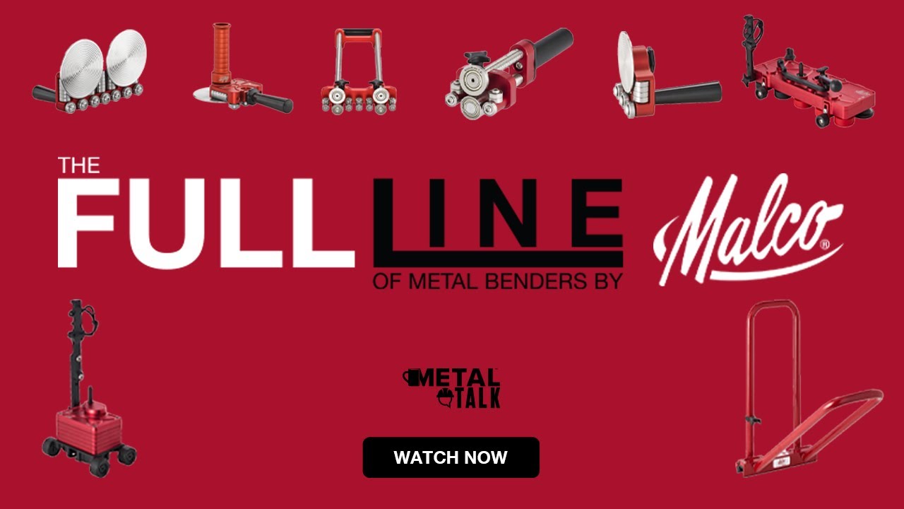 The Full Line of Metal Benders by Malco Tools - YouTube