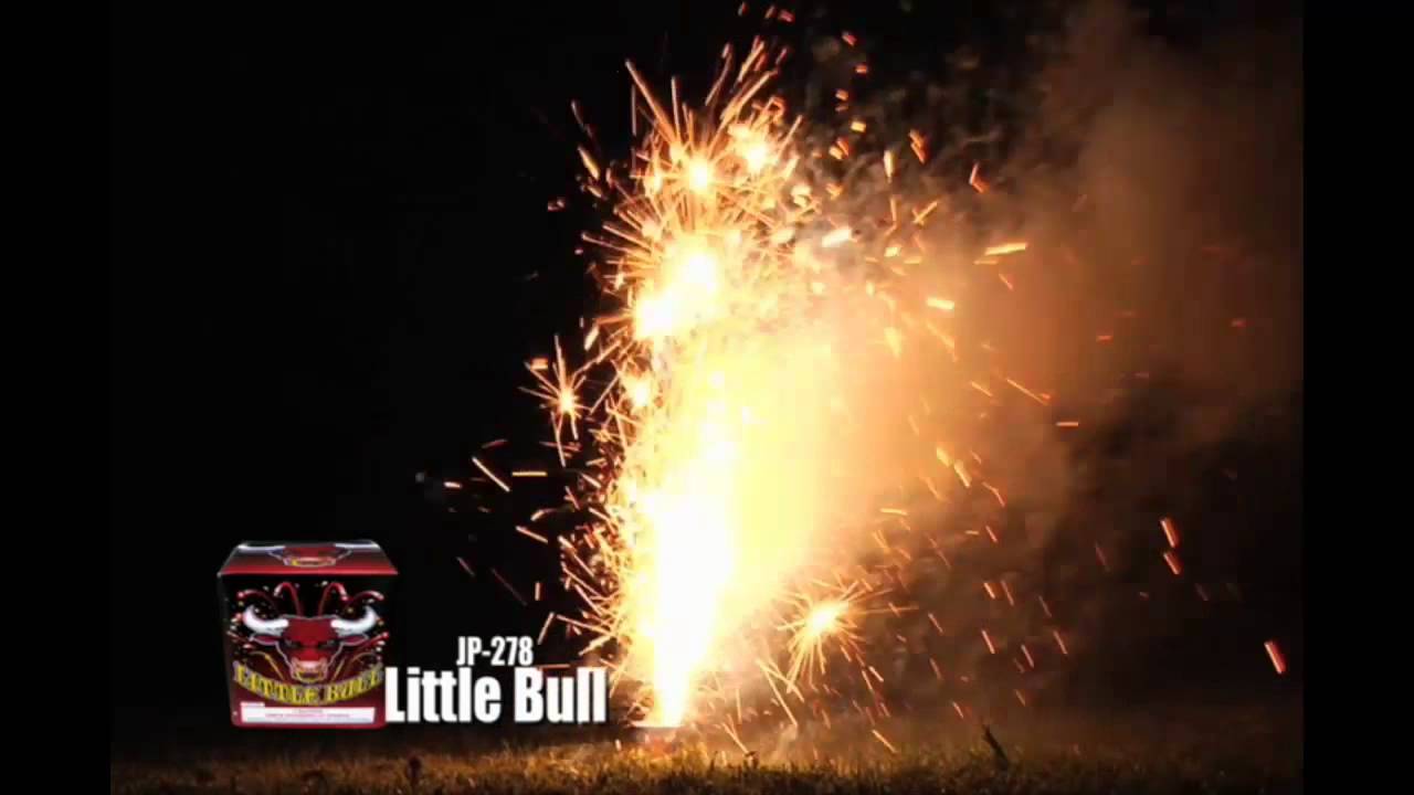 Asia Pyro Little Bull by Red Apple Fireworks - YouTube