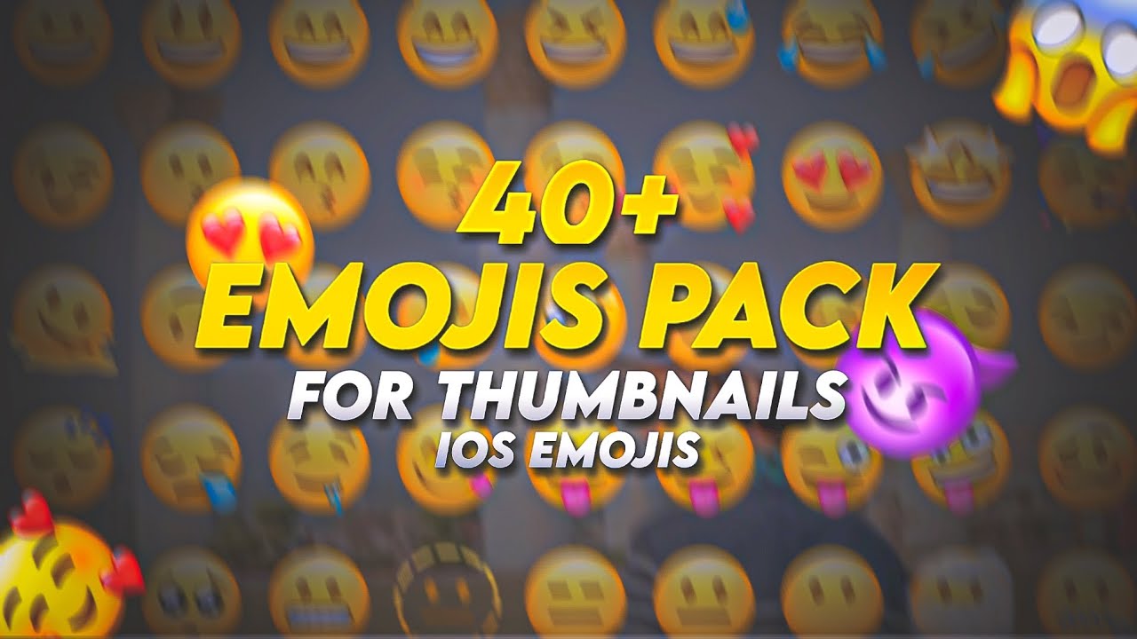 Emoji Pack For Thumbnail | 40+ Emojis Pack For Pubg/Bgmi And Free Fire ...