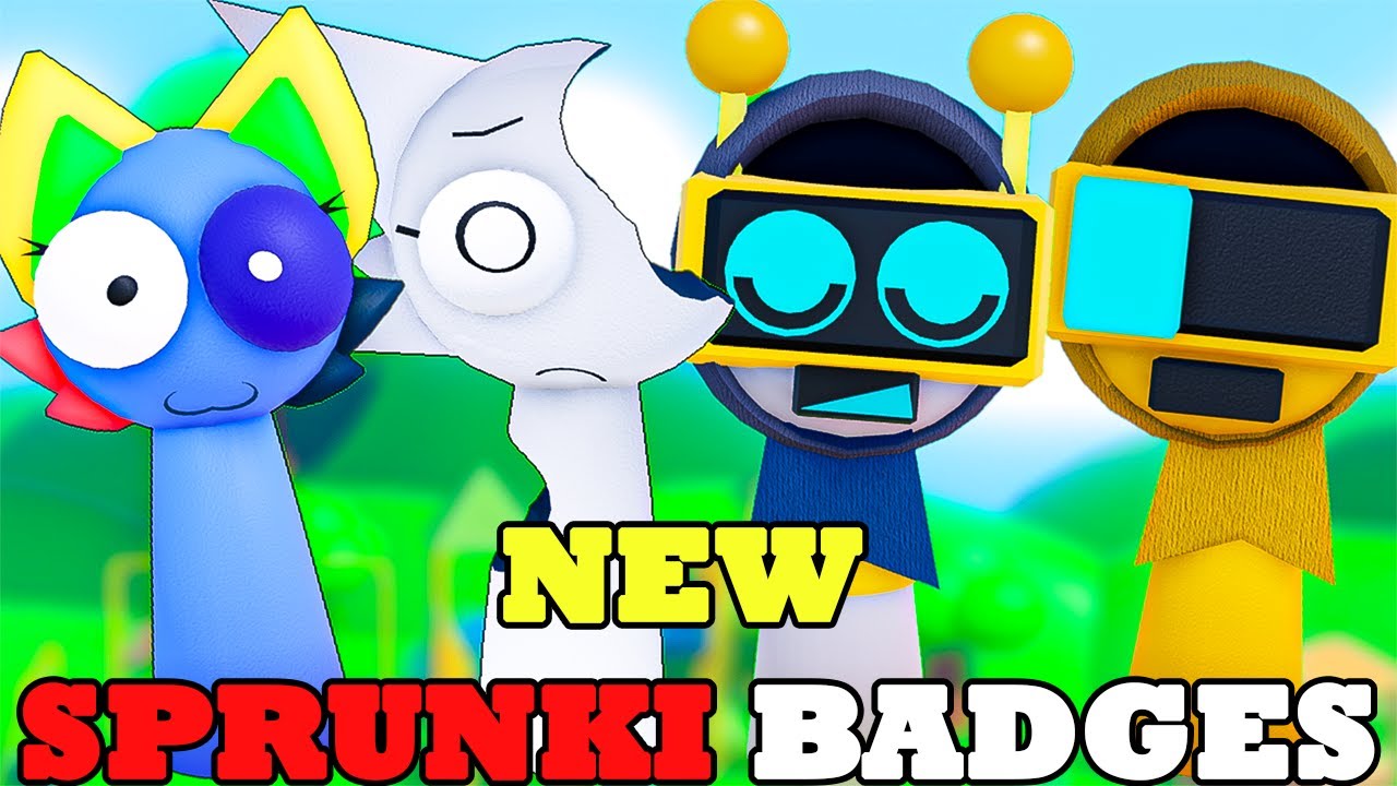 How to get ALL 4 New Badges and Morphs in 3D SPRUNKI MULTIVERSE ...